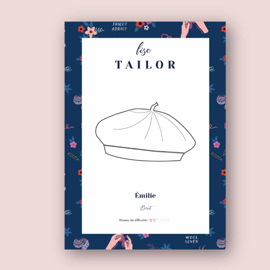 Patron tricot Béret EMILIE - Lise Tailor